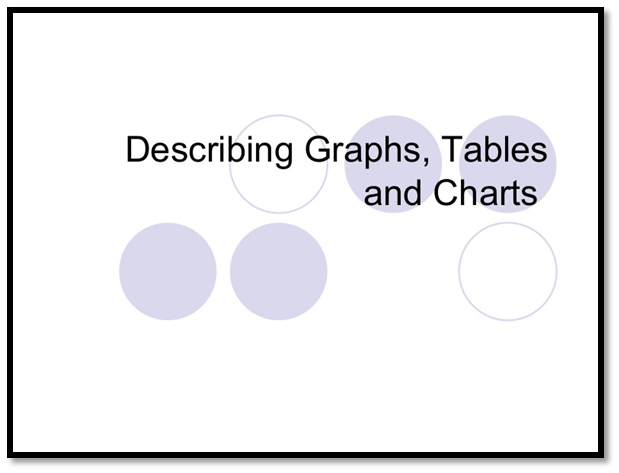 Basic vocabulary in graphs and charts - eAge Tutor